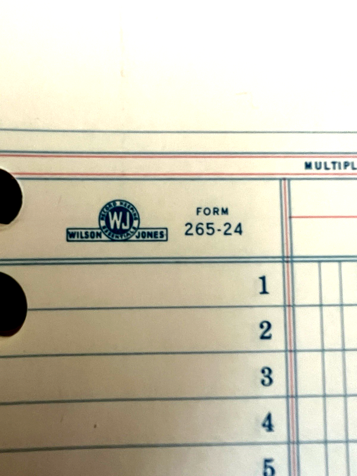 Wilson Jones Columnar Ruled Ledger Sheet 50 Yellow 11" x17" Green ...