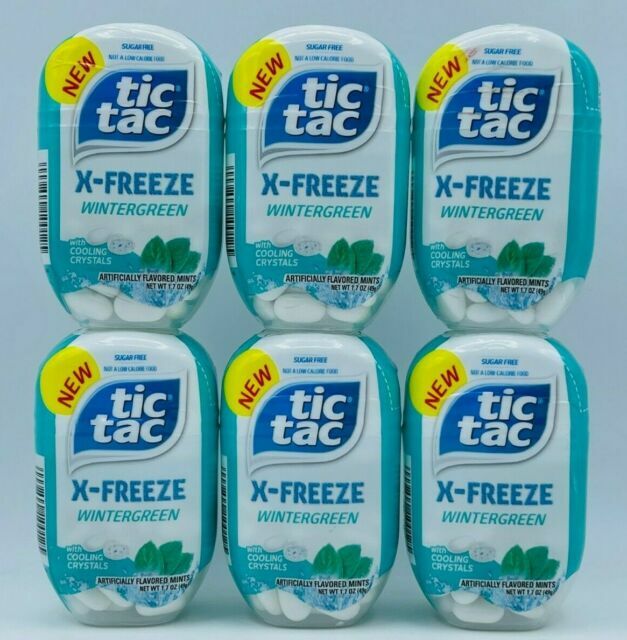 Tic Tac X-FREEZE Wintergreen Sugar Free Mint - 0.7 oz for sale online ...