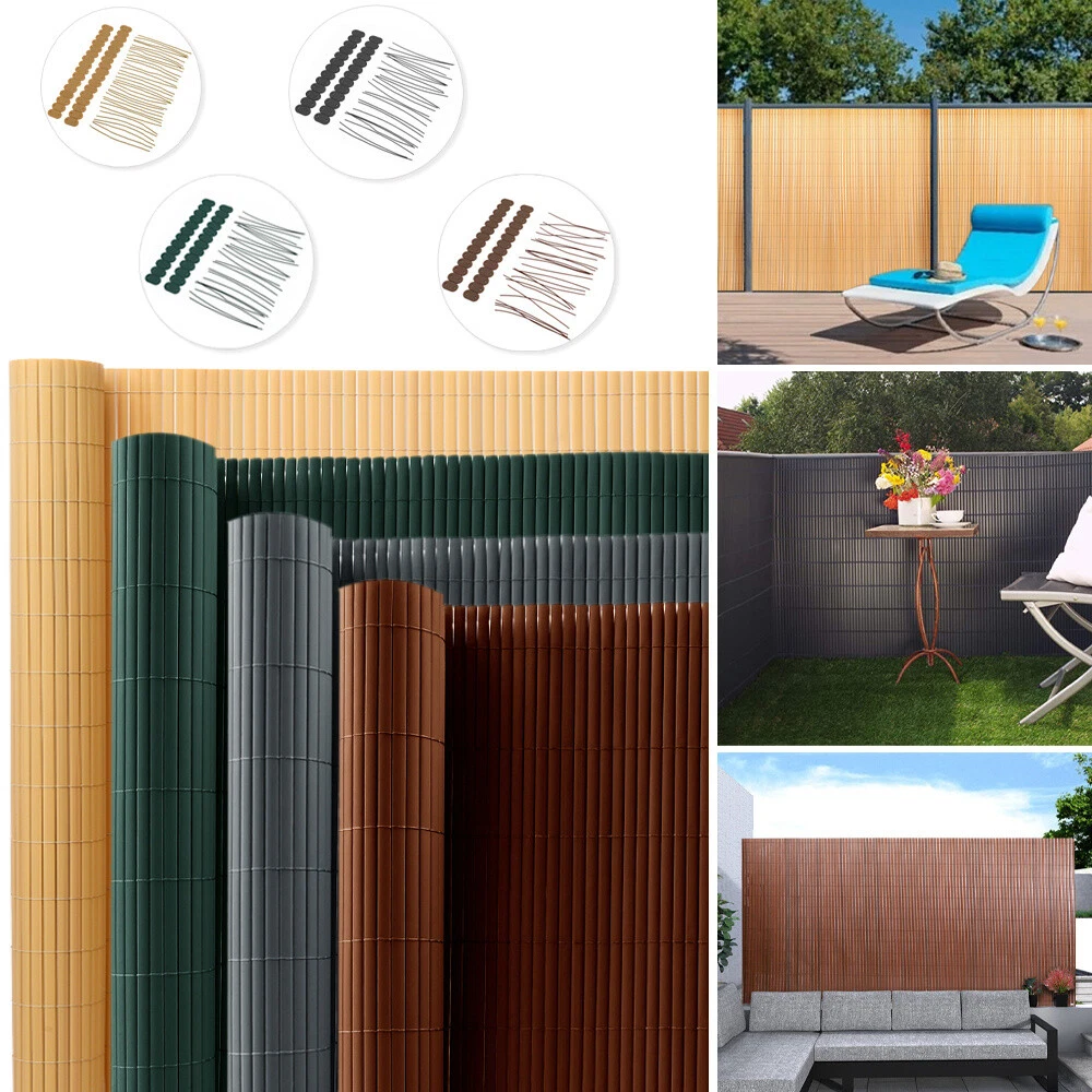 Pvc Garden Fence Plastic Panel Screen | Fasci Garden