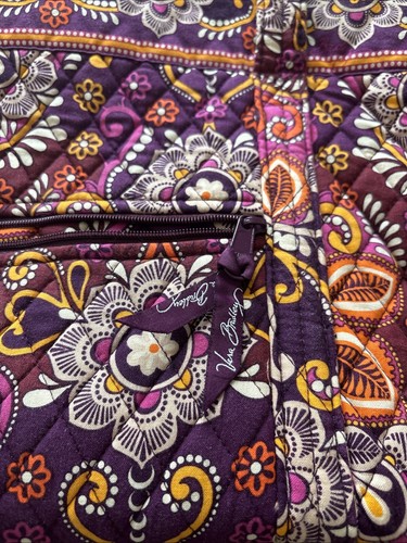 Vera Bradley Vera Tote Bag in Safari Sunset Pockets Lovely | eBay