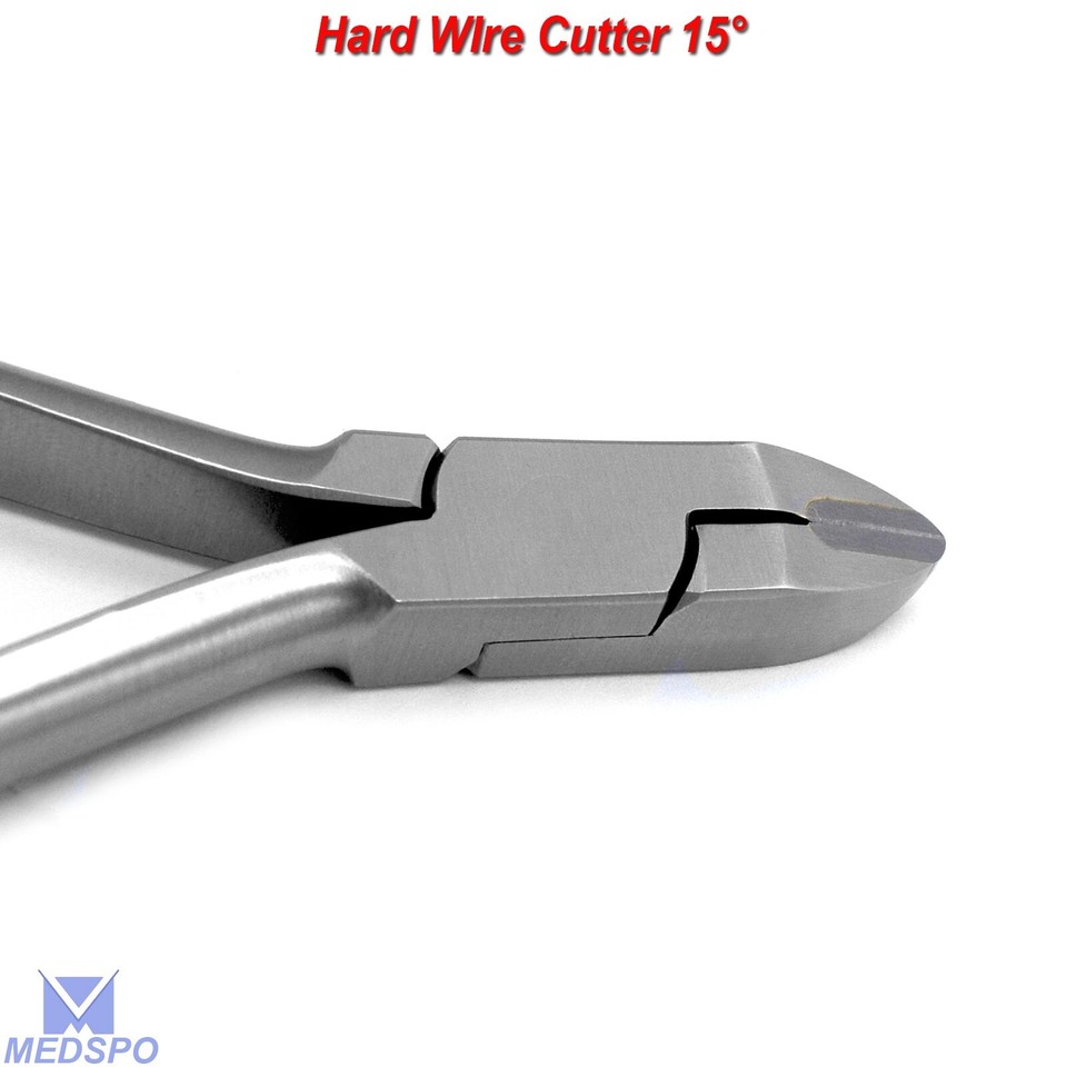 Orthodontic Ligature Hard Wire Cutter 15° Dental Ortho Braces ...