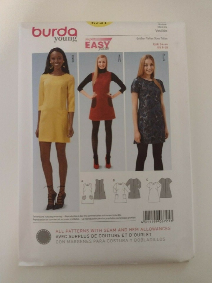 New Assorted Sewing Patterns Burda Range 6614 - 6781 | eBay UK