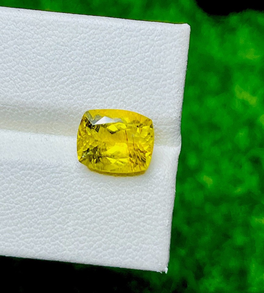 3.58ct Superb 100% Natural Cuprian Yellow Tourmaline | eBay