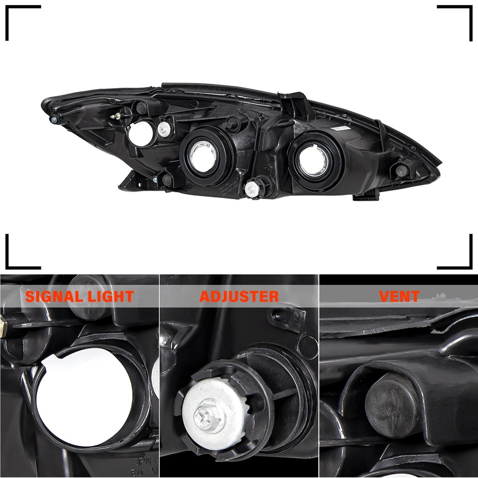 Headlight Assembly Driver Left Side For 2002-2004 Toyota Camry LE SE ...