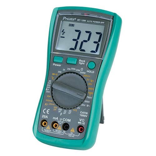 Eclipse MT-1280 Digital Multimeter, Large Display for Labs & Factories ...