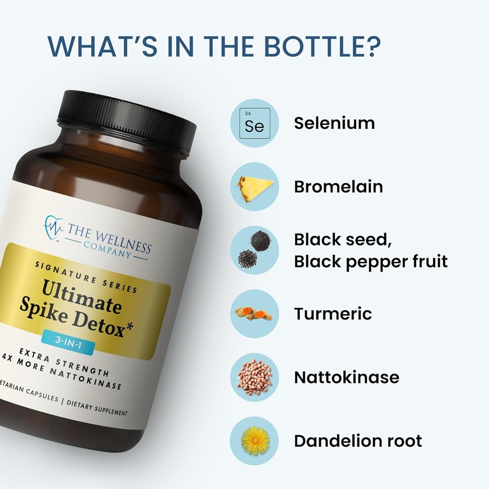 The Wellness Company Ultimate Spike Detox Formula 120 Count ( 2 Pack ...