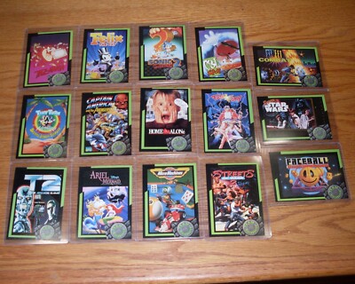 Team Blockbuster Collectible Video Game Cards - 1993 Promo Cards Very ...
