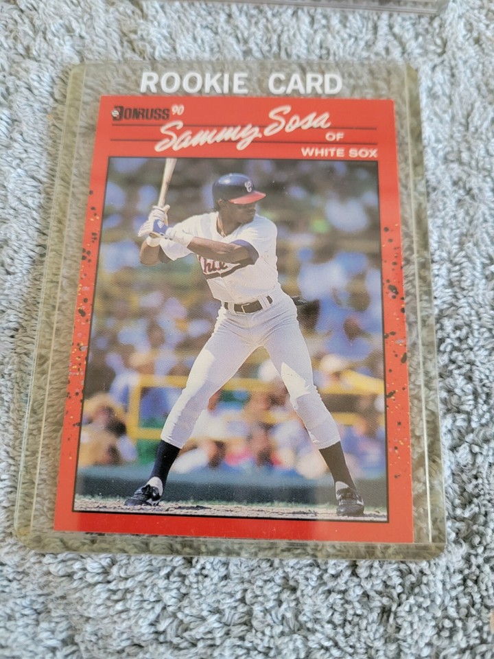 ultra rare lot of 6 1990 donruss baseball error cards in mint condition ...