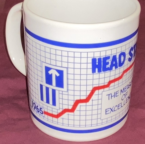 Vtg HEAD START Coffee Mug RARE CUP 80s UK MADE Education KIDS Children ...