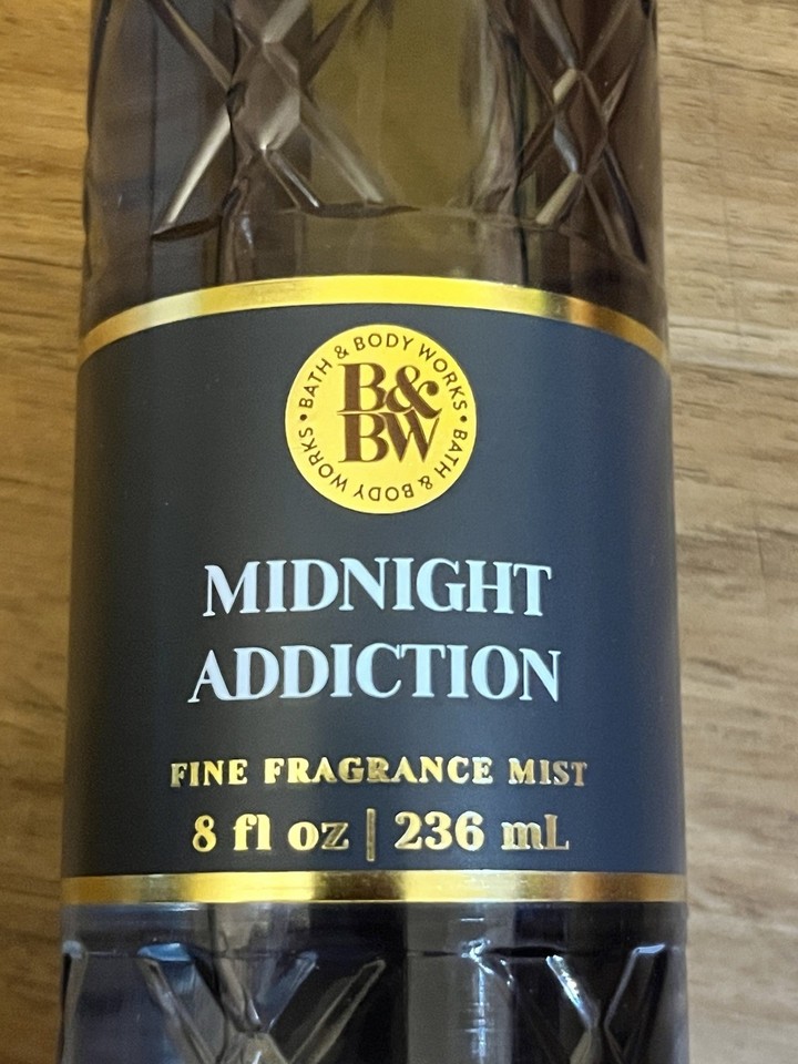 Bath & Body Works Midnight Addiction Fine Fragrance Body Mist Spray 8 ...