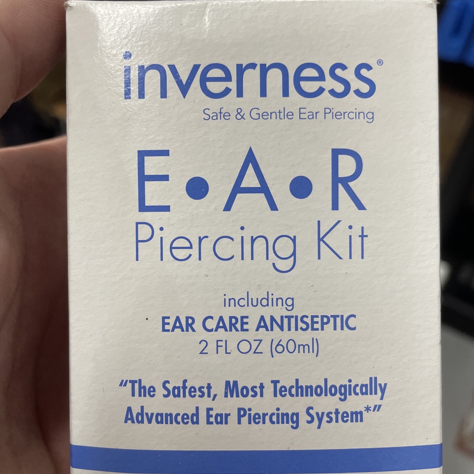 Inverness Piercing Home Kit Pave Crystal Ball Stainless Steel Earrings ...