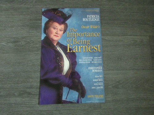 Patricia Routledge the Importance of Being Earnest Original Savoy ...