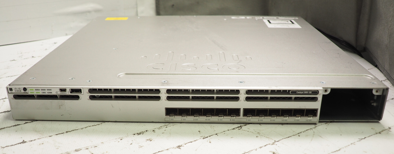 Cisco WS-C3850-12S-S 12 Port SFP 3850 Switch 2 x 350W PSU | eBay