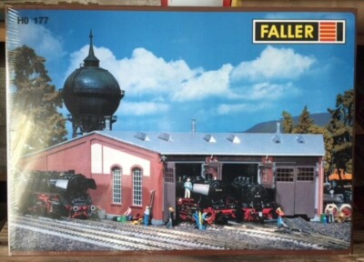 FALLER "THREE-STALL ENGINE ROUNDHOUSE " HO 177 SEALED IN BOX | eBay UK