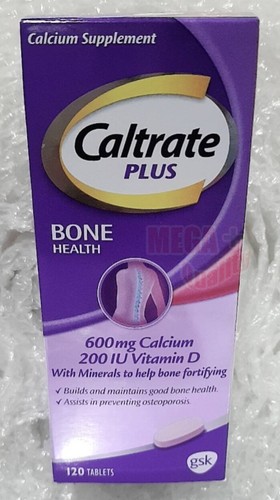 Caltrate PLUS 600mg Calcium Supplement Build Maintains Good Bone Health ...