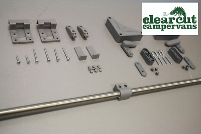 1000mm Campervan Table Rail & Clips & Table Storage Kit VW T5 Motorhome ...