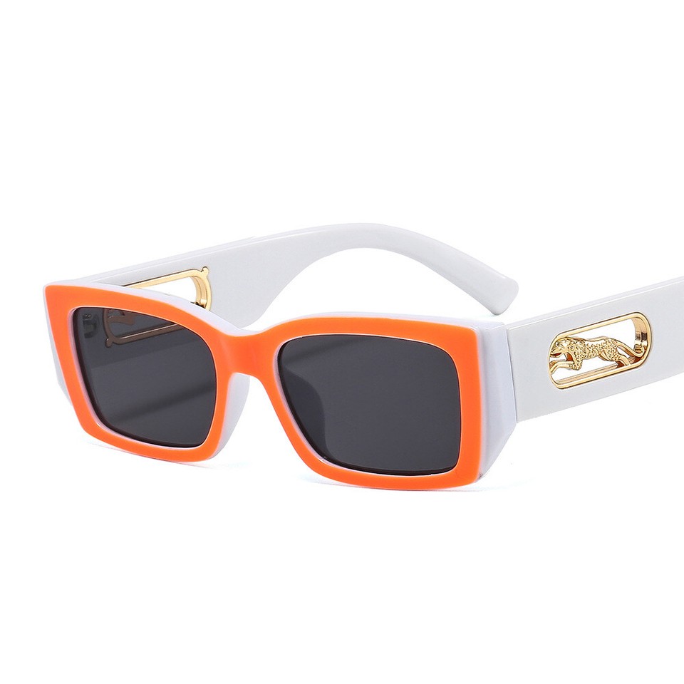 Retro Vintage Square Sunglasses Luxury Men Women Thick Frame Hip Hop ...