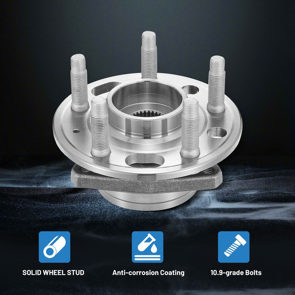 Front Rear Wheel Bearing and Hubs for Chevy Malibu Equinox GMC Terrain ...