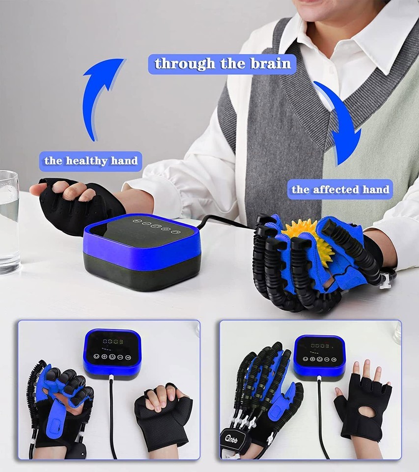 Hand Function Rehabilitation Robot Gloves for Finger Hemiplegia ...