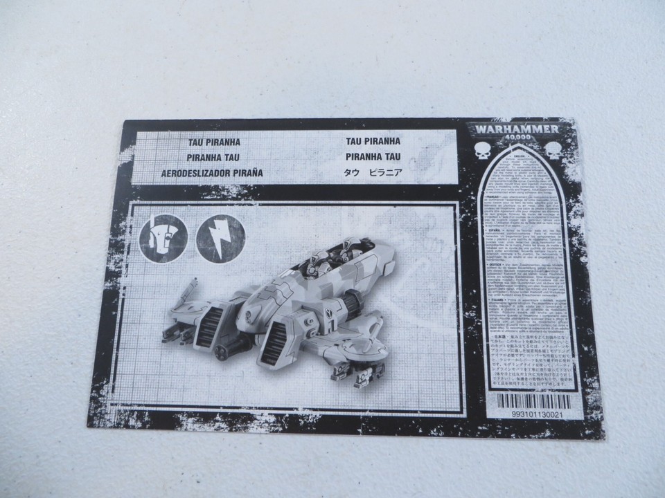 Rare Warhammer 40k Tau Empire Megaforce Games Workshop Incomplete Used ...