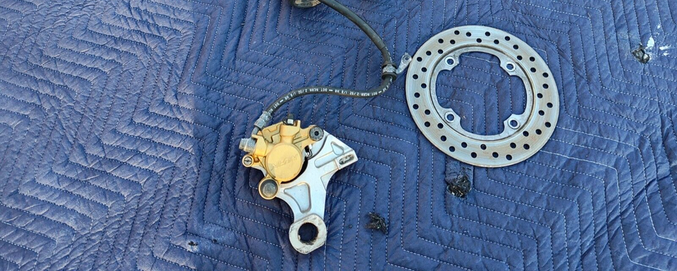 2002-03 HONDA 954RR REAR DISK BRAKE CALIPER ROTOR SET | eBay