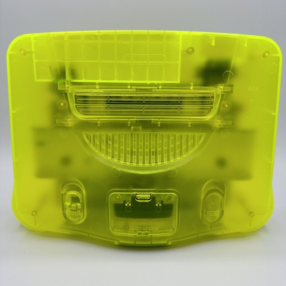 NEW Nintendo 64 N64 Limited Clear Extreme Green Custom Console Bundle ...
