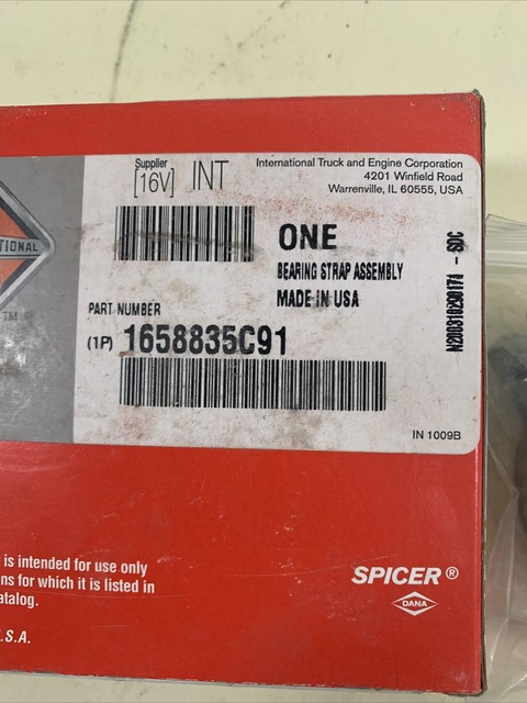 International Strap Kit Part Number 1658835C91 for sale online | eBay