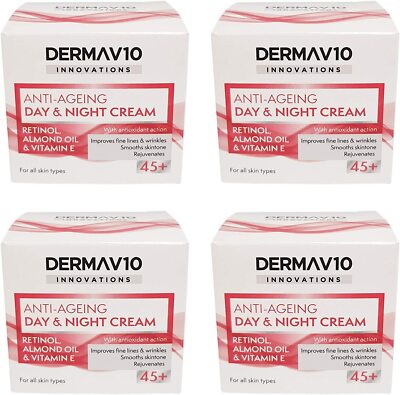 Cream Retinol Derma V10 Innovations Anti-Ageing Day & Night 4 x | eBay UK