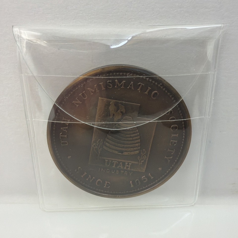 1973 UNS Lucin Cut-Off Great Salt Lake Bronze Medal Utah Numismatic ...