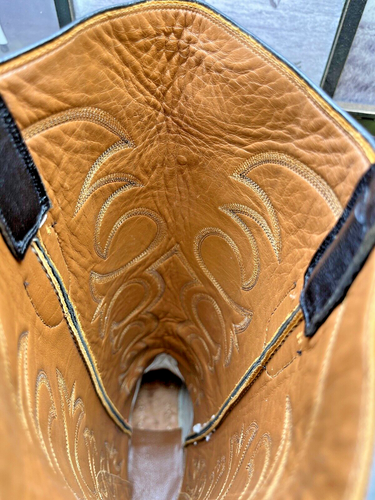 AMMONS EXOTIC ALLIGATOR TAIL STOVEPIPE SHAFT 12B MENS COWBOY BOOTS | eBay