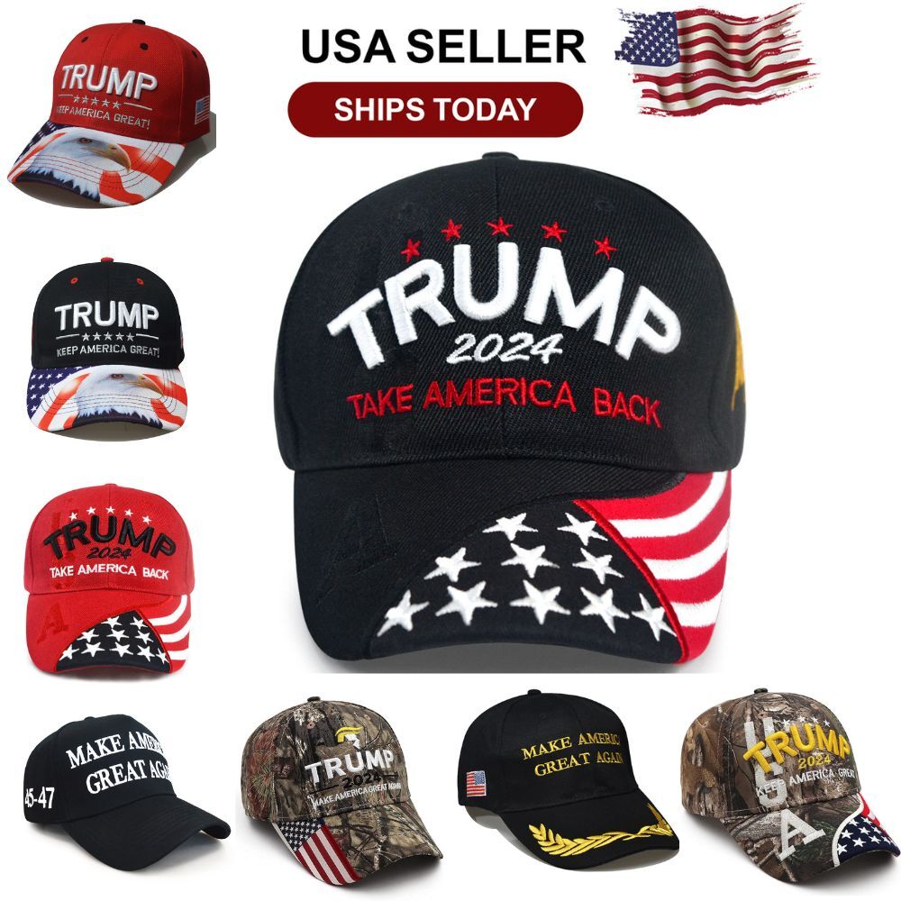 Trump 2024 MAGA Hat Save America Again Embroidered Cap Donald Trump Cap ...