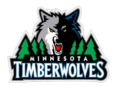 4" minnesota timberwolves logo bumper sticker decal usa made | eBay