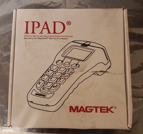 MagTek 30050200 IPAD Pinpad LCD 3 Track Magnetic Stripe USB Card Reader ...