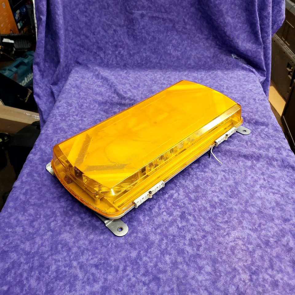 💥GOOD WORKING💥WHELEN MC16PA MINI CENTURY LIGHT BAR AMBER💥FULLY TESTED💥 ...