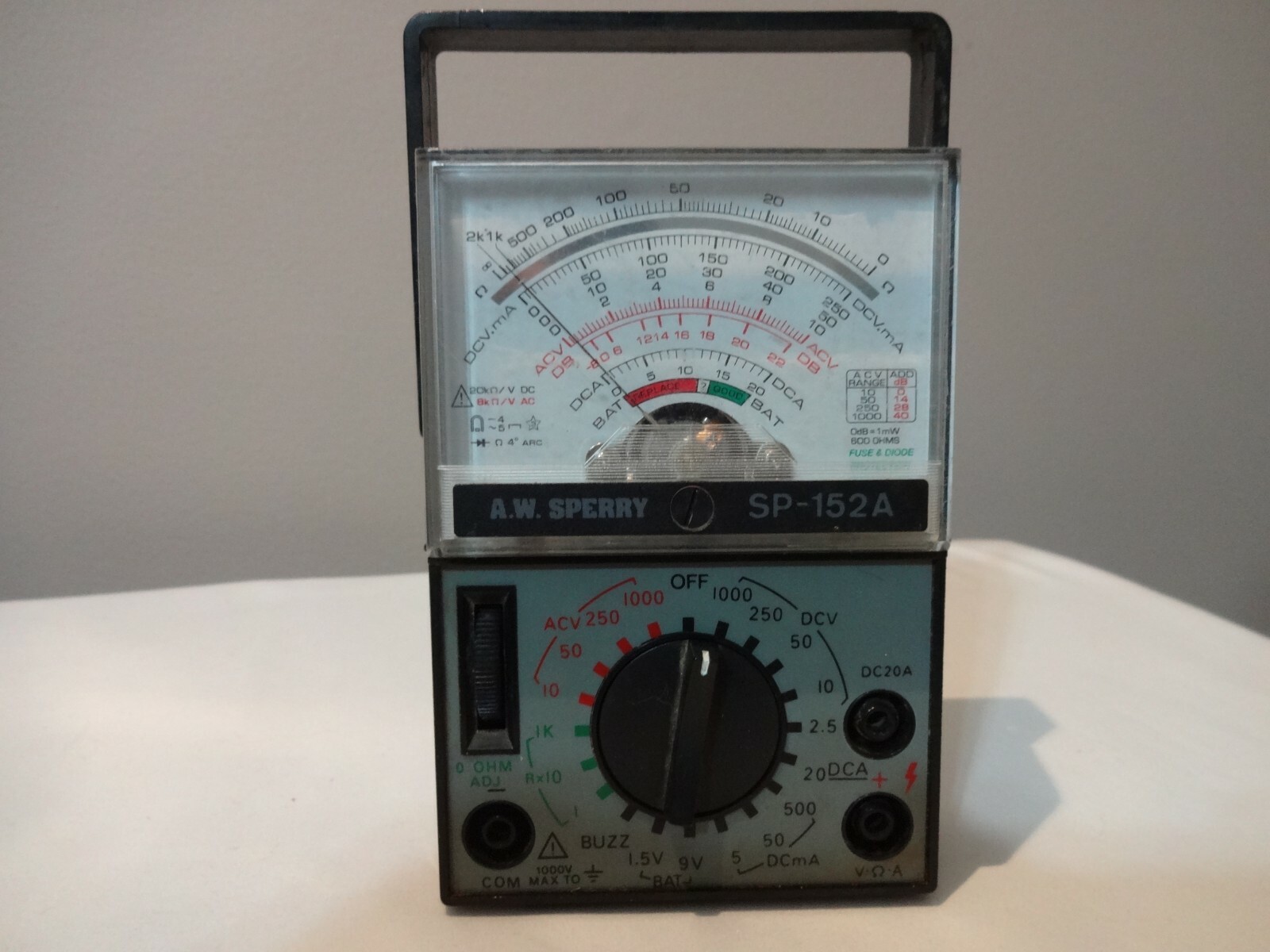 Vintage a W Sperry Analog Multimeter SP - 152a for sale online | eBay