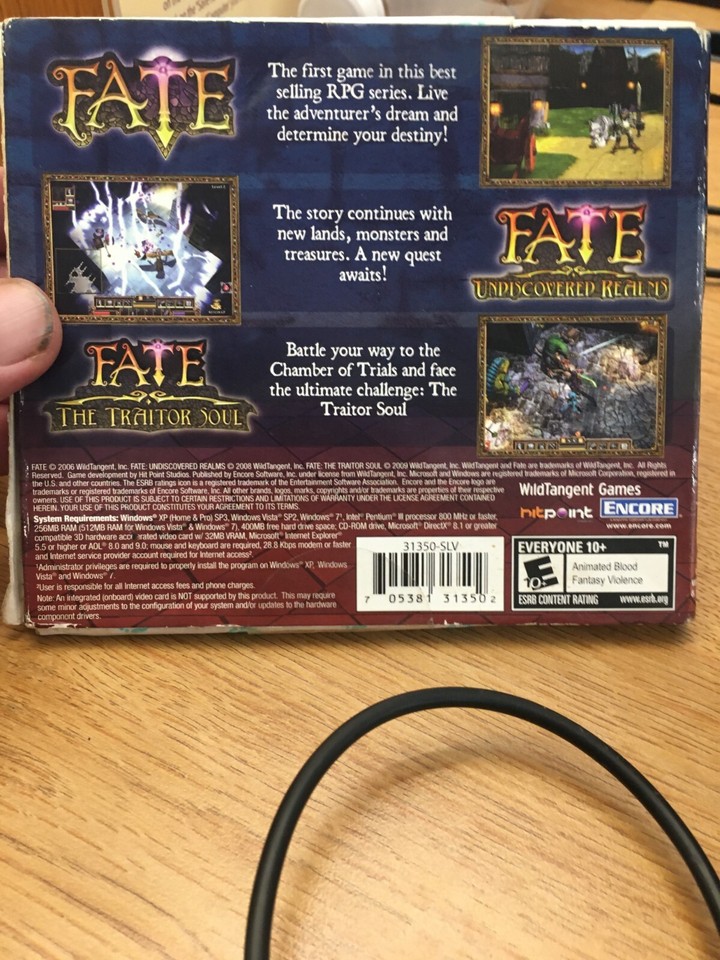 Fate/Fate: the Traitor Soul/Fate: Undiscovered Realms (PC digipak) *New ...