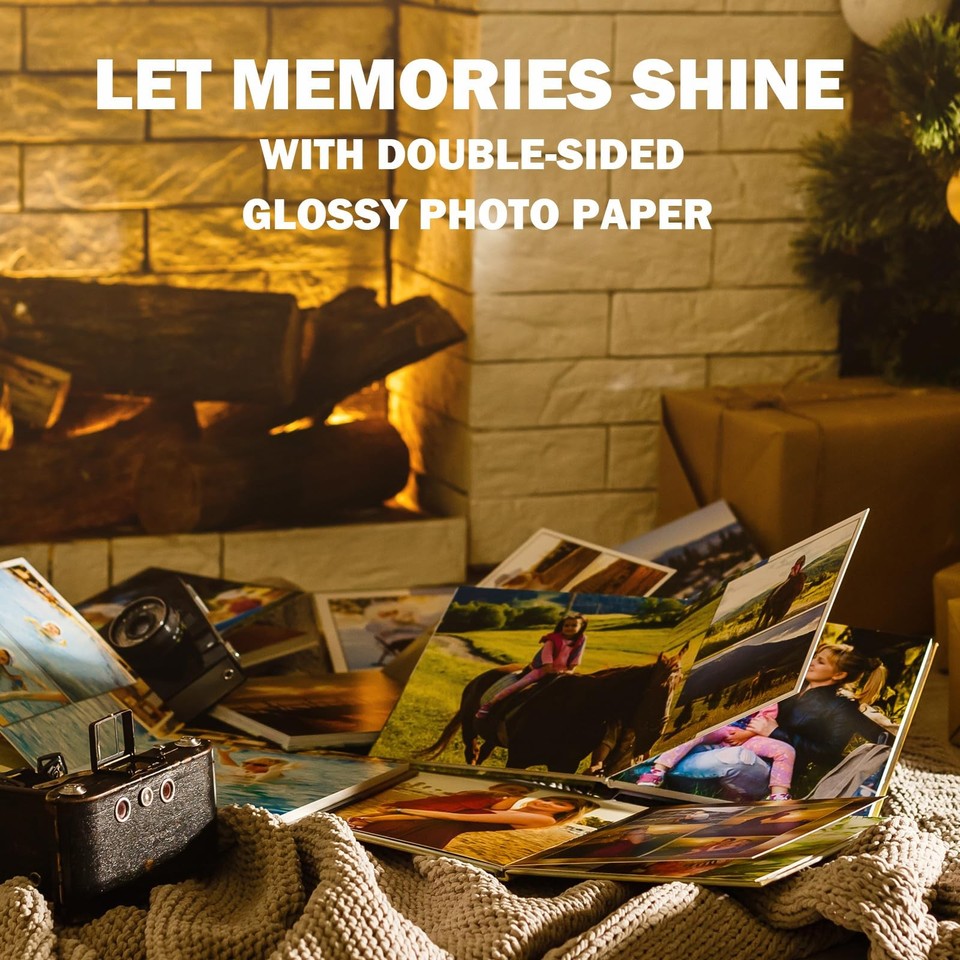 Double Sided Glossy Photo Paper 11x17 Thick Glossy Paper for Cardstock ...