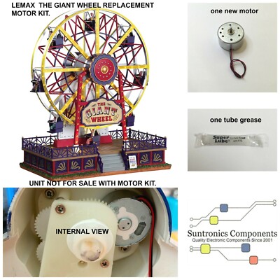 Lemax The Giant Wheel # 94482- replacement motor parts kit (unit not ...