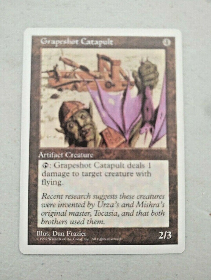 MTG Grapeshot Catapult Fifth Edition Reg. Common Premium NOS See ...