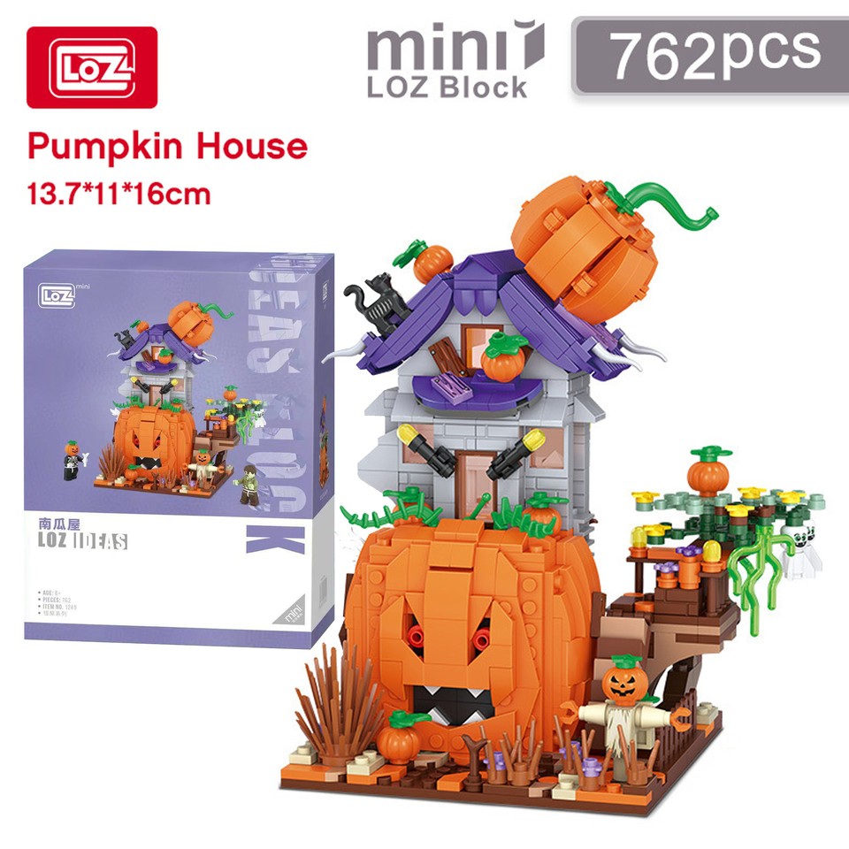 LOZ Mini Blocks Sets Food Street View Building Blocks Micro Bricks with ...