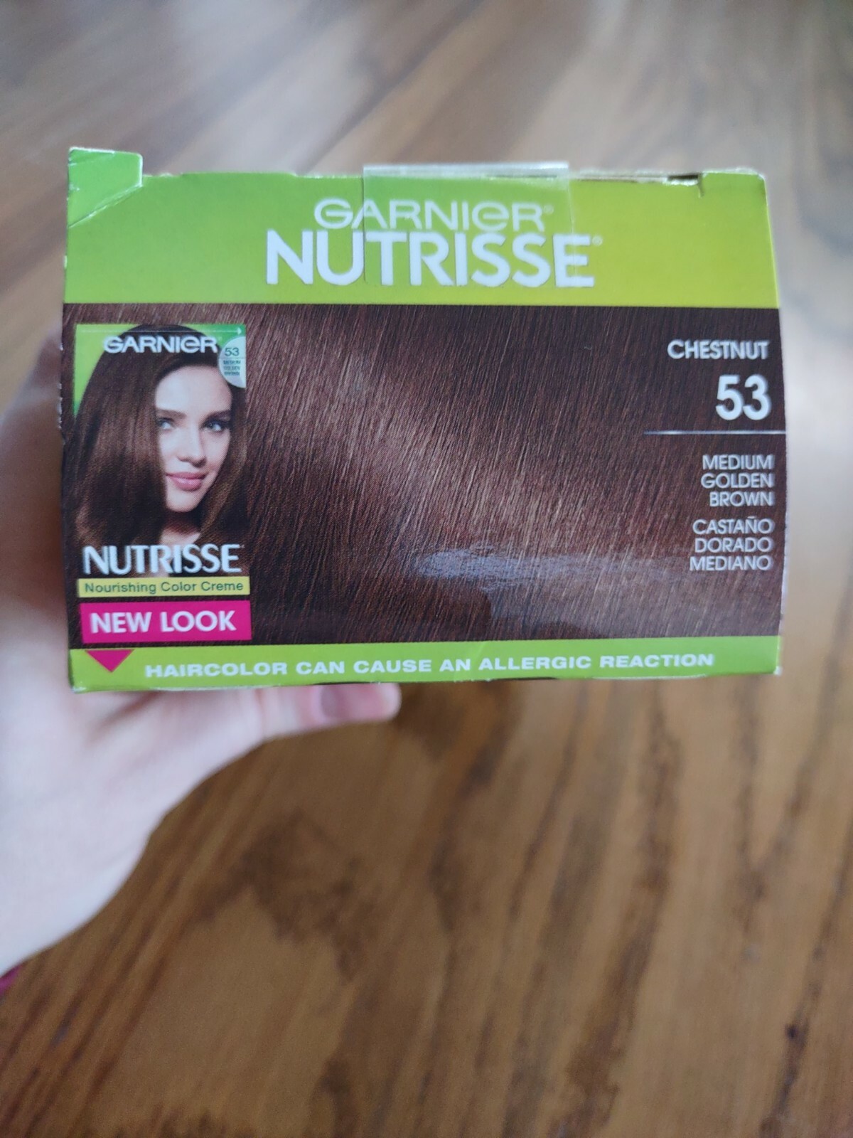 Garnier Nutrisse Chestnut 53 Medium Golden Brown Hair Color | eBay
