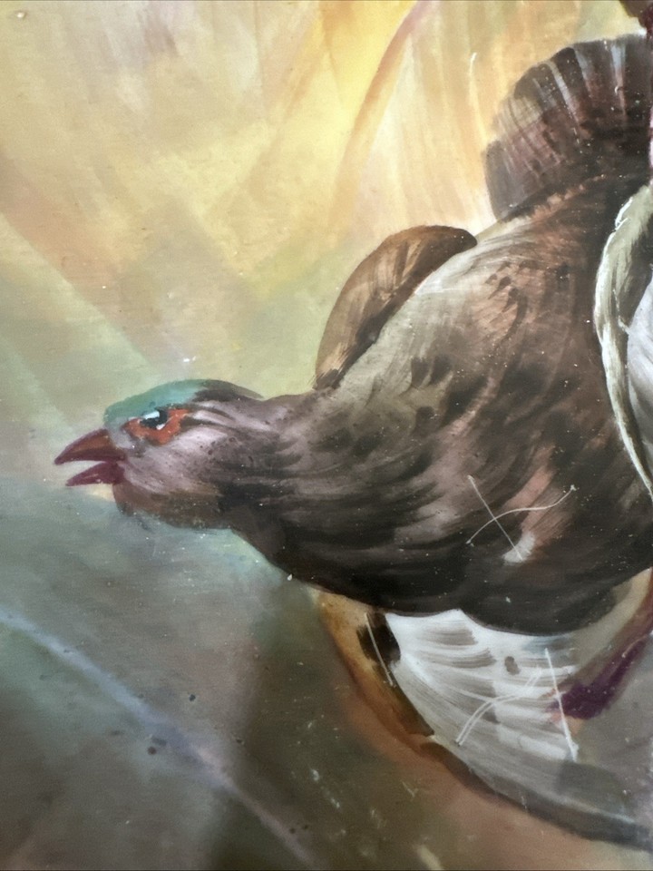 Antique LRL Limoges Turkey Bird Platter Charger 12.5” | eBay