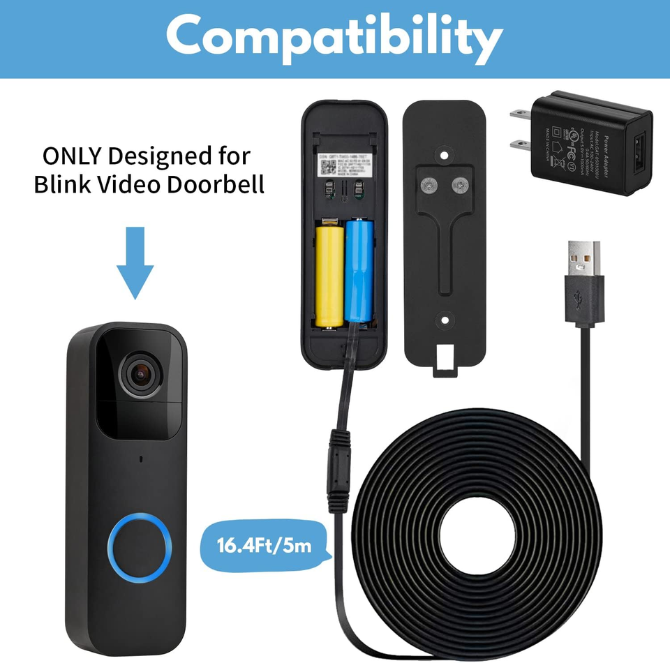 Power Adapter for Blink Video Doorbell (Replace Battery), Doorbell | eBay