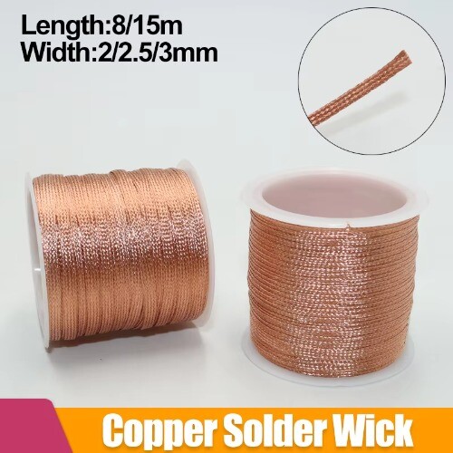 Strong Solder Wick Desoldering Copper Wire Mesh Braid Remover Tin ...