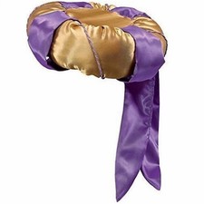 Purple Sultan Hat Sheik Turban Arabian Prince Wisemen Genie Costume ...