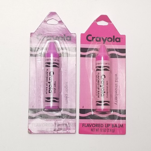 Crayola Sugar Plum Wild Strawberry Lip Balm RARE HTF | eBay