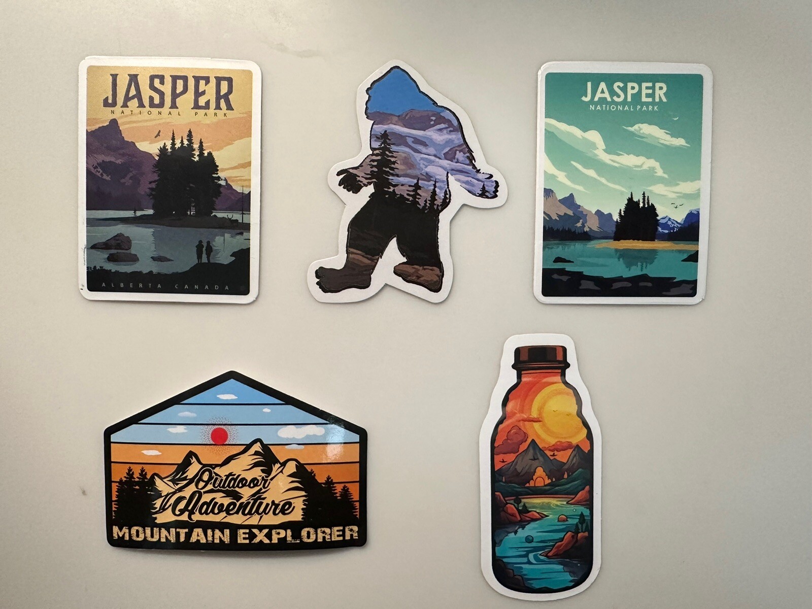 Jasper National Park/Canada Park Stickers Set Of 5 | eBay
