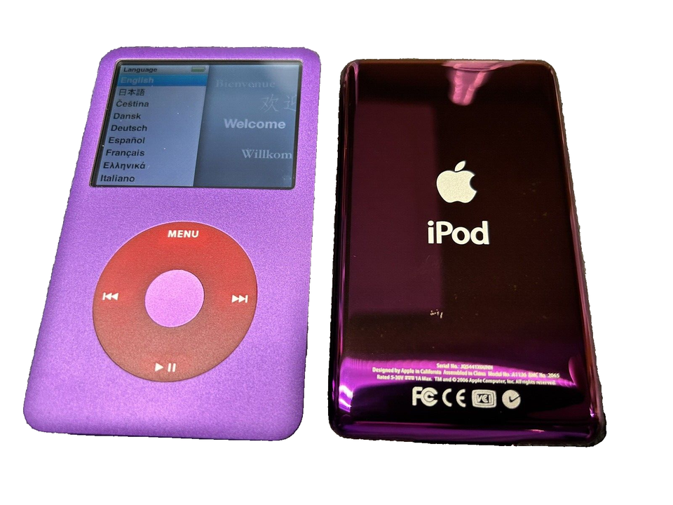 Apple iPod classic 6th Generation 80GB Purple Pink Purple Back | eBay