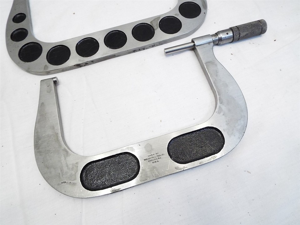 Set Central Tool Outside Micrometers 0-6" Machinist Brown & Sharpe Mic ...