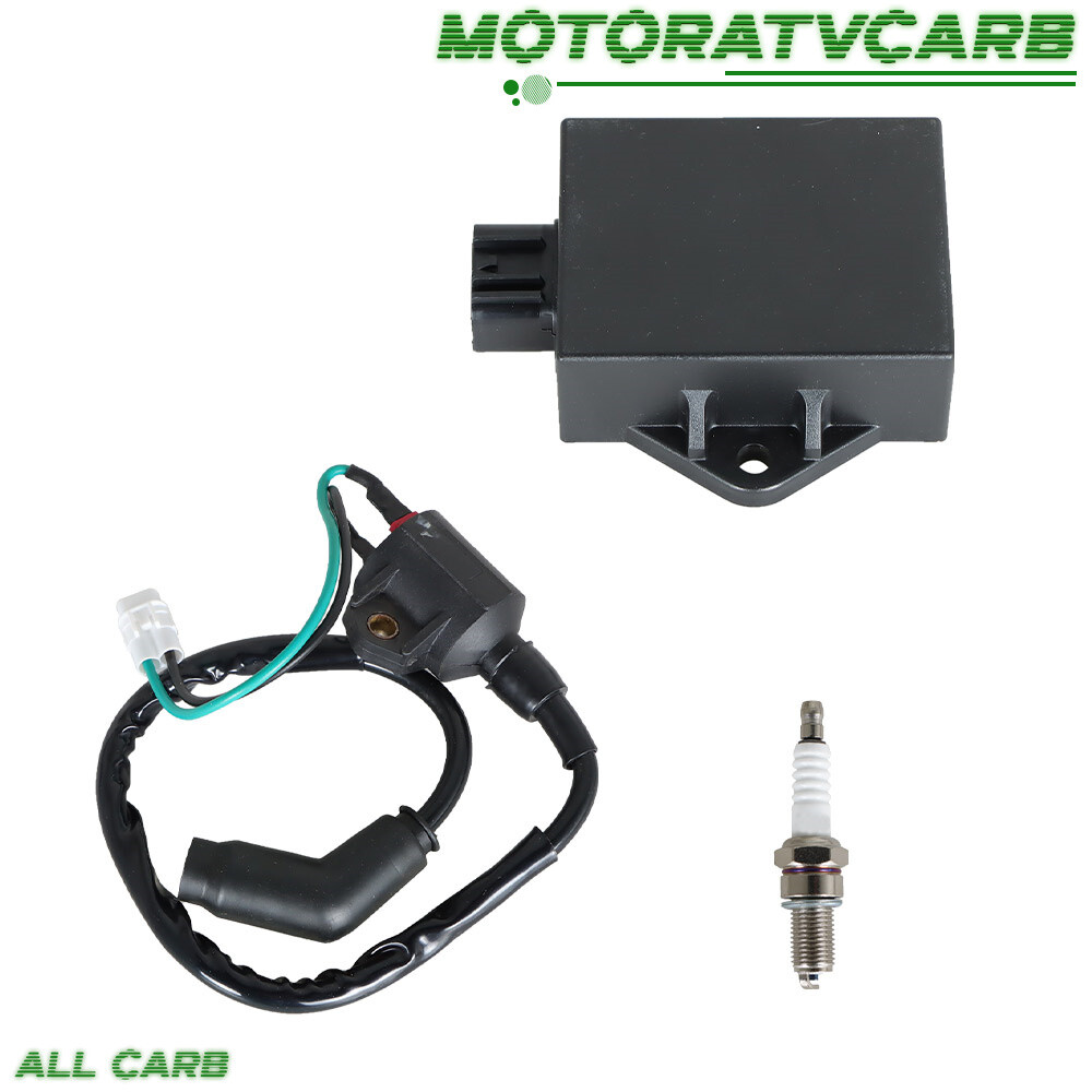 ALL-CARB CDI Ignition Coil Spark Plug For Polaris Hawkeye 300 2x4 ...